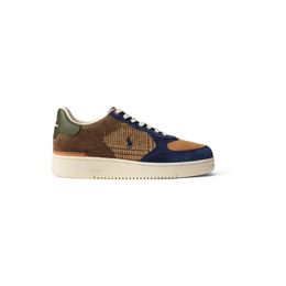 Polo Ralph Lauren Sneaker 'MASTERS CRT' Herren Größe 41 marine / braun / umbra / grün