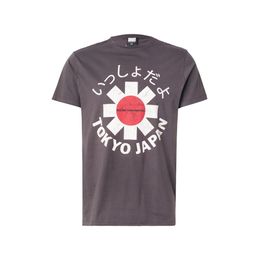 Amplified T-Shirt 'Tokyo' Herren Gr&ouml;&szlig;e XL dunkelgrau / rot / wei&szlig;