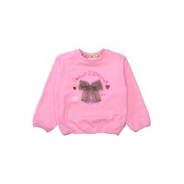 STACCATO Sweatshirt M&auml;dchen Gr&ouml;&szlig;e 104/110 braun / pink / rosa / altrosa