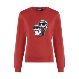 K by KARL LAGERFELD Karl Lagerfeld Sweatshirt Damen Gr&ouml;&szlig;e XS rot / schwarz / wei&szlig;