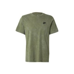 Nike Sportswear T-Shirt 'CLUB' Herren Größe XXL oliv / schwarz