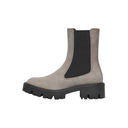 Only Chelsea Boots 'ONLBETTY' Damen Gr&ouml;&szlig;e 42 greige / schwarz Winterschuhe