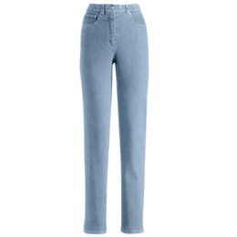WITT Damen 5-Pocket-Jeans mit innenliegendem Dehnbund, blue-bleached, Gr&ouml;&szlig;e 225