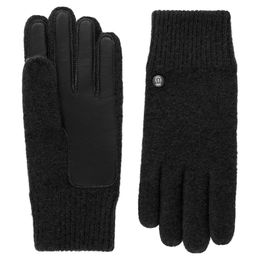 Roeckl Strickhandschuhe 'FELTED WOOL' Damen Gr&ouml;&szlig;e M schwarz
