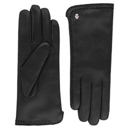 Roeckl Lederhandschuhe 'JEKATERINBURG' Damen Gr&ouml;&szlig;e M/L schwarz