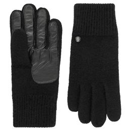 Roeckl Full Finger Gloves 'KLASSISCHER WALKHANDSCHUH MIT LEDERINNENHAND' male Black size 9,5