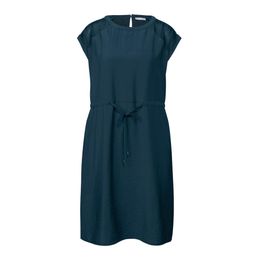 Street One Kleid Damen Größe 38 marine Winterkleid