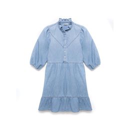 Big Star KLEID 'ROSALIE' Damen Größe 40 blau Winterkleid