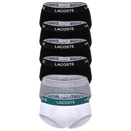 Lacoste Slip Herren Größe M hellgrau / grün / schwarz / weiß