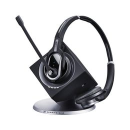 Sennheiser DW Pro2 ML DW 30 ML Kopfhörer Noise cancelling wireless mit Mikrofon - Schwarz/Grau