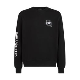 K by KARL LAGERFELD Karl Lagerfeld Sweatshirt 'Ikon' Herren Gr&ouml;&szlig;e L schwarz / wei&szlig;