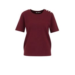 WE Fashion T-Shirt Damen Gr&ouml;&szlig;e M weinrot