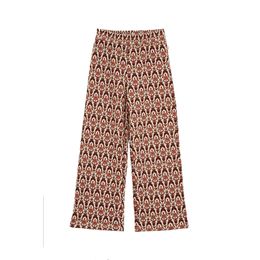 WE Fashion Hose M&auml;dchen Gr&ouml;&szlig;e 98 creme / dunkelorange / schwarz