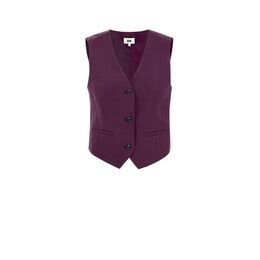 WE Fashion Anzugweste Damen Gr&ouml;&szlig;e 44 aubergine