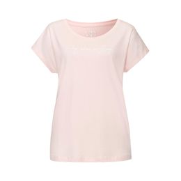 Vivance Schlafshirt Damen Gr&ouml;&szlig;e XS ros&eacute; / wei&szlig;