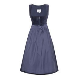 Marjo Dirndl 'Kirchham' Damen Gr&ouml;&szlig;e 44 nachtblau / dunkelblau