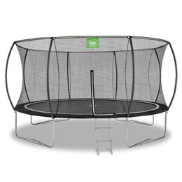 EXIT Black Edition Trampolin &oslash;427cm - schwarz