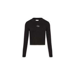 Calvin Klein Jeans Shirt Damen Gr&ouml;&szlig;e L dunkelgrau / schwarz / wei&szlig;