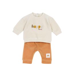 Chicco Outfit Gr&ouml;&szlig;e 62 creme / dunkelbeige / goldgelb / mandarine
