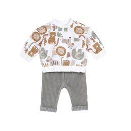 Chicco Outfit Gr&ouml;&szlig;e 72 ecru / karamell / grau / wei&szlig;