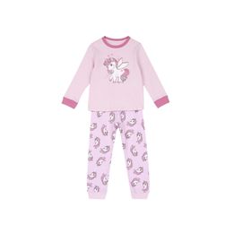 Chicco Schlafanzug M&auml;dchen Gr&ouml;&szlig;e 104 rosa / magenta / eosin / wei&szlig;