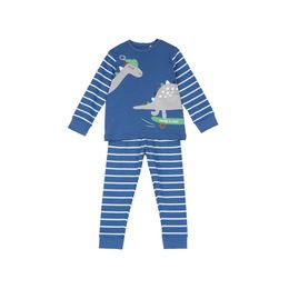 Chicco Schlafanzug Jungen Gr&ouml;&szlig;e 110 enzian / grau / gr&uuml;n / wei&szlig;