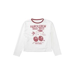 STACCATO Shirt M&auml;dchen Gr&ouml;&szlig;e 164 rot / wei&szlig;