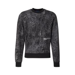 KARL LAGERFELD JEANS Sweatshirt Herren Gr&ouml;&szlig;e L grau / schwarz