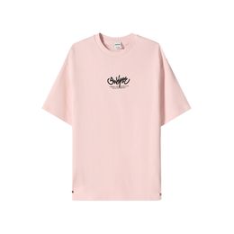 Bershka T-Shirt Herren Gr&ouml;&szlig;e M ros&eacute; / schwarz