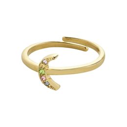 Pilgrim Ring 'Lulu' Damen Gr&ouml;&szlig;e 50/60 hellblau / gold / hellgr&uuml;n / rosa