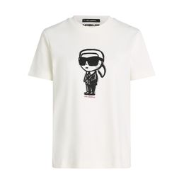 K by KARL LAGERFELD Karl Lagerfeld T-Shirt Damen Gr&ouml;&szlig;e M schwarz / wei&szlig;