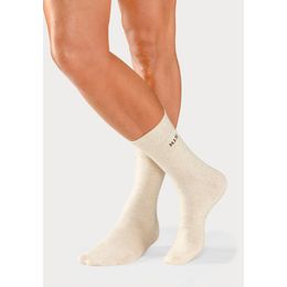 H.I.S. H.I.S Herren Socken, 2x braun-beige, 2x braun, Gr&ouml;&szlig;e 43/44