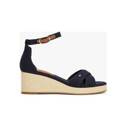 Tommy Hilfiger Shoes Keilsandaletten in Dunkelblau - 47% | Gr&ouml;&szlig;e 37 | Damen-sandalen