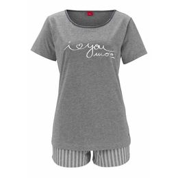 s.Oliver Short Pajama Set female Grey size 32/34