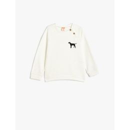 KOTON Sweatshirt boy Beige size 104/110