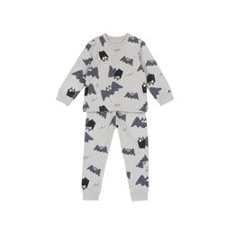 Chicco Schlafanzug Jungen Gr&ouml;&szlig;e 110 grau / basaltgrau / schwarz / wei&szlig;