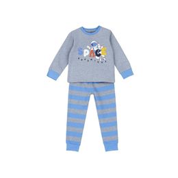 Chicco Schlafanzug Jungen Gr&ouml;&szlig;e 92 himmelblau / gelb / graumeliert / wei&szlig;
