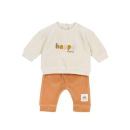 Chicco Outfit Gr&ouml;&szlig;e 62 creme / dunkelbeige / goldgelb / mandarine