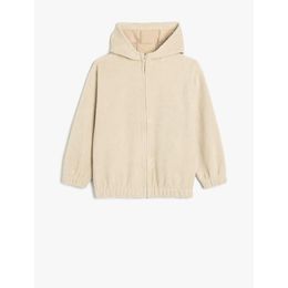 KOTON Fleece Jacket boy Beige size 116/122
