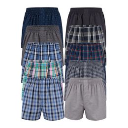 Playmobil City Life Boxer shorts 'City Life Boxershorts im 10er-Pack kariert' male Mixed colors size M