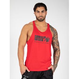 Gorilla Wear Funktionsshirt 'Classic ' Herren Gr&ouml;&szlig;e S rot / schwarz