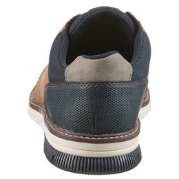 Rieker Herren Slip-On Sneaker, Gr. 46, bunt, Lederimitat, Textil, kontrastfarbene Details, Schuhe, Schlupfschuh, Halbschuh, Sneaker mit Gummizug für