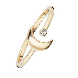 CAI Ca&iuml; Ring 'Halbmond, moon & stars, C7360R/90/03' female Gold size 50