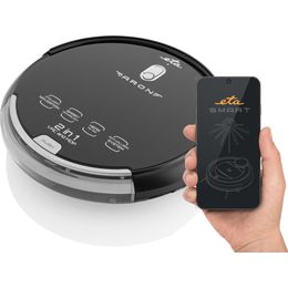 2THETA ETA Saugroboter "mit Wischfunktion ARON ETA251290000, 2 in 1", schwarz, B:31,5cm H:7,5cm T:31,5cm, Saugroboter, Smart-App, Digital Motor, GYRO-NAVIGATION, 2 Seitenbürsten
