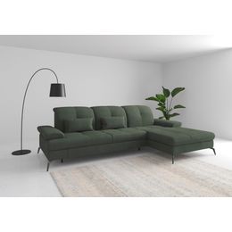 Sit & More Ecksofa SIT & MORE, B:279cm H:90cm T:185cmjungle, 90% Polyester, 10% Polyamid, Wohnzimmer, Sofas, "Amica, L-Form, inkl. Sitztiefenverstellung &
