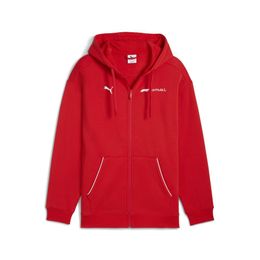 Puma Athletic Zip-Up Hoodie 'F1 Essentials+' male Red size S