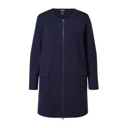 Ulla Popken Knit Cardigan female Blue size 42-44