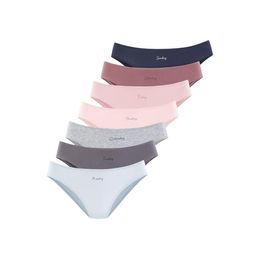 Vivance Jazz-Pants Slips mehrfarbig Gr. 32/34 f&uuml;r Damen. Mit Print. K&ouml;rpernah. Nachhaltig.