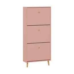 Tchibo - Schuhschrank »Bjarne« - 59,8x19,5x131cm - apricot - Holz / Eichenholz / Metall