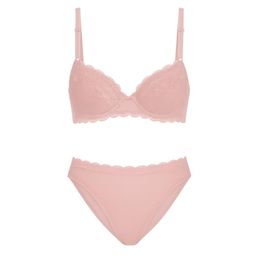 C&City Set Damen Gr&ouml;&szlig;e 80 rosa